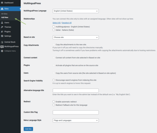 Getting started with MultilingualPress - MultilingualPress Docs