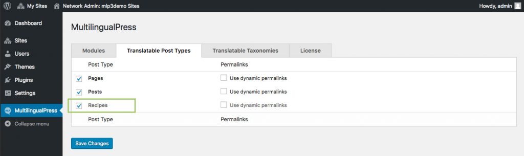 How to translate custom post types and taxonomies - MultilingualPress Docs
