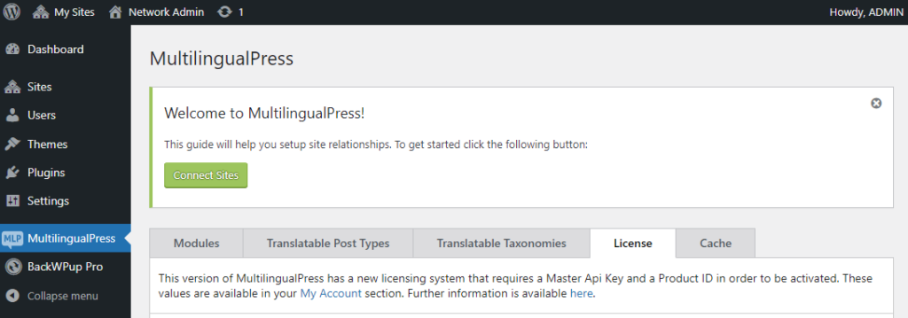 How to Set and Use the MultilingualPress Block Menu - MultilingualPress Docs